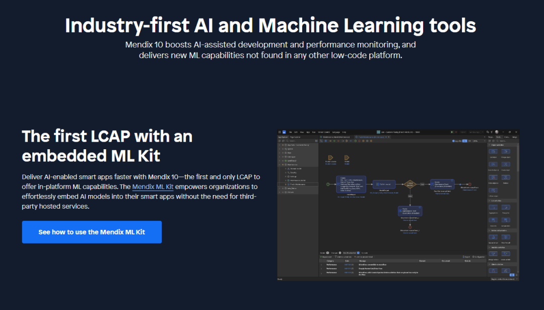 Mendix 10将AI和ML融入低代码平台 ，助力企业实现组合式数字解决方案交付 - 千万项官网_资管云_商管云_商业不动产数字化领先SaaS服务商_中国低代码50强